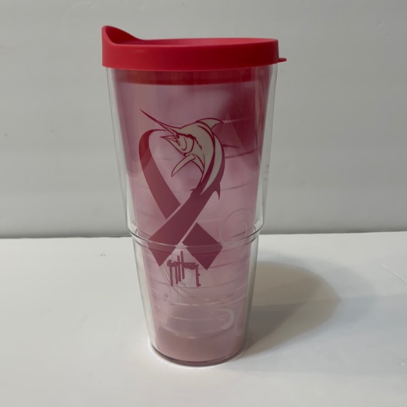 tervis | Dining | Guy Harvey Tervis 24 Oz Cup And Lid Pink Breast ...